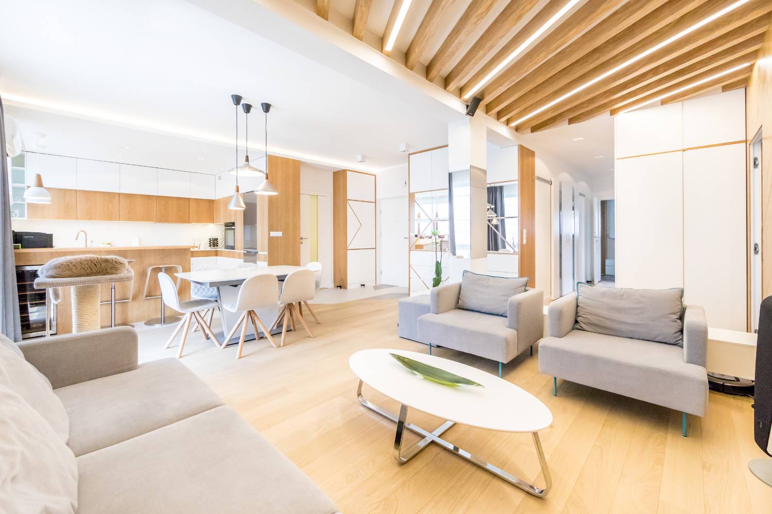 Parquet that exudes warmth and intimacy. | BeSpace Group