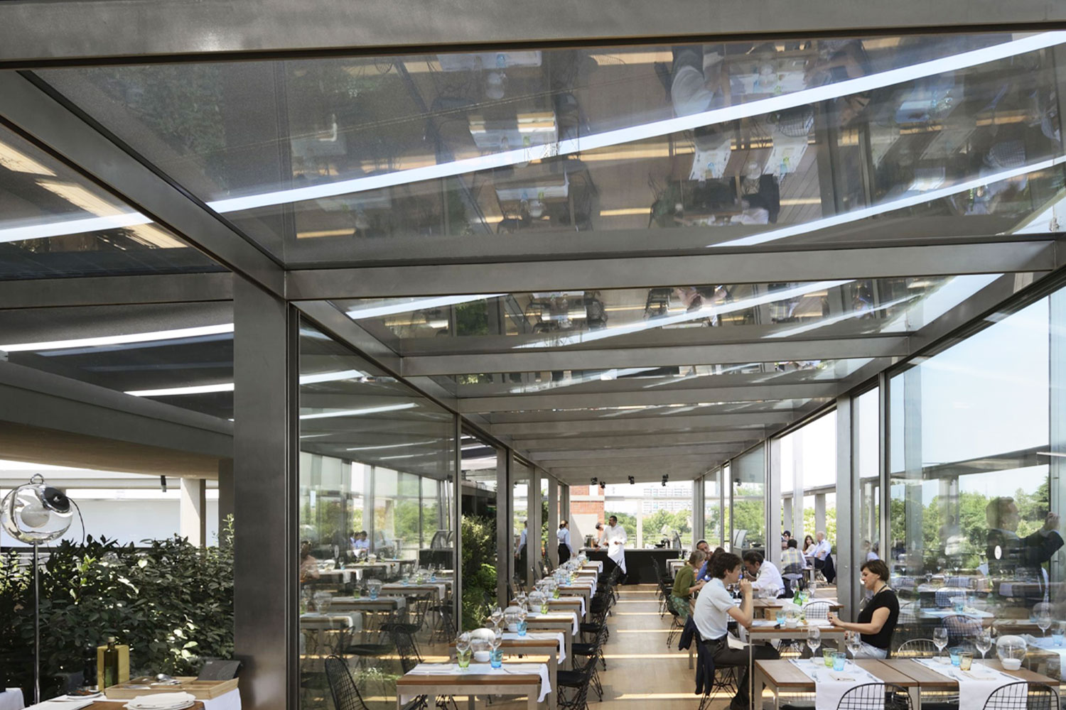 Technical roller blinds at the Triennale di Milano. | BeSpace Group