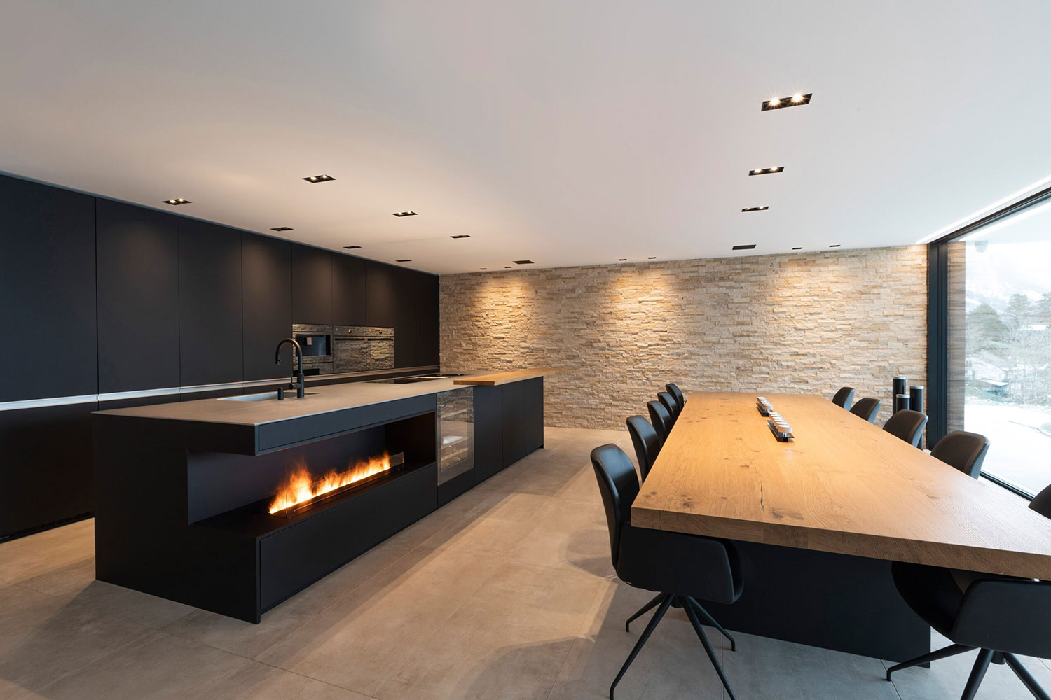 V-ZUG project in a Swiss villa in Weggis. | BeSpace Group